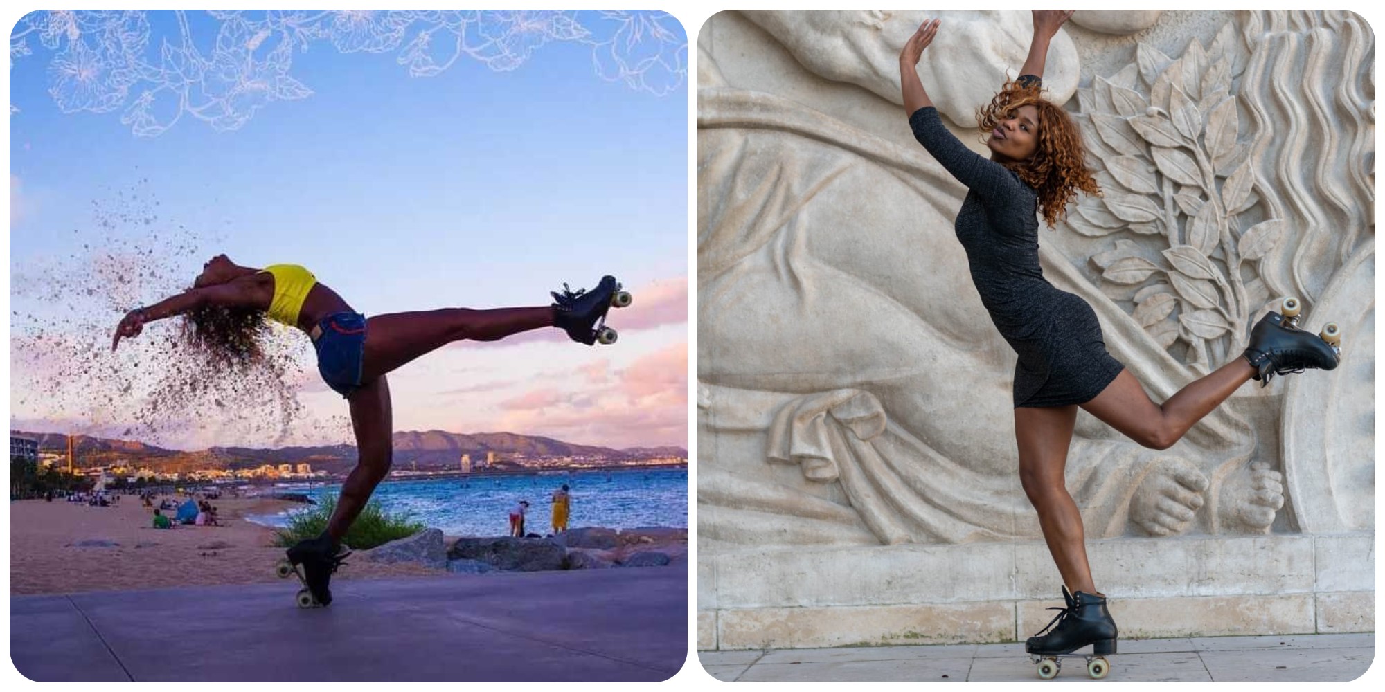 Le rollerdance mène le bal, une piste éphémère ouvre aux Galeries Lafayette