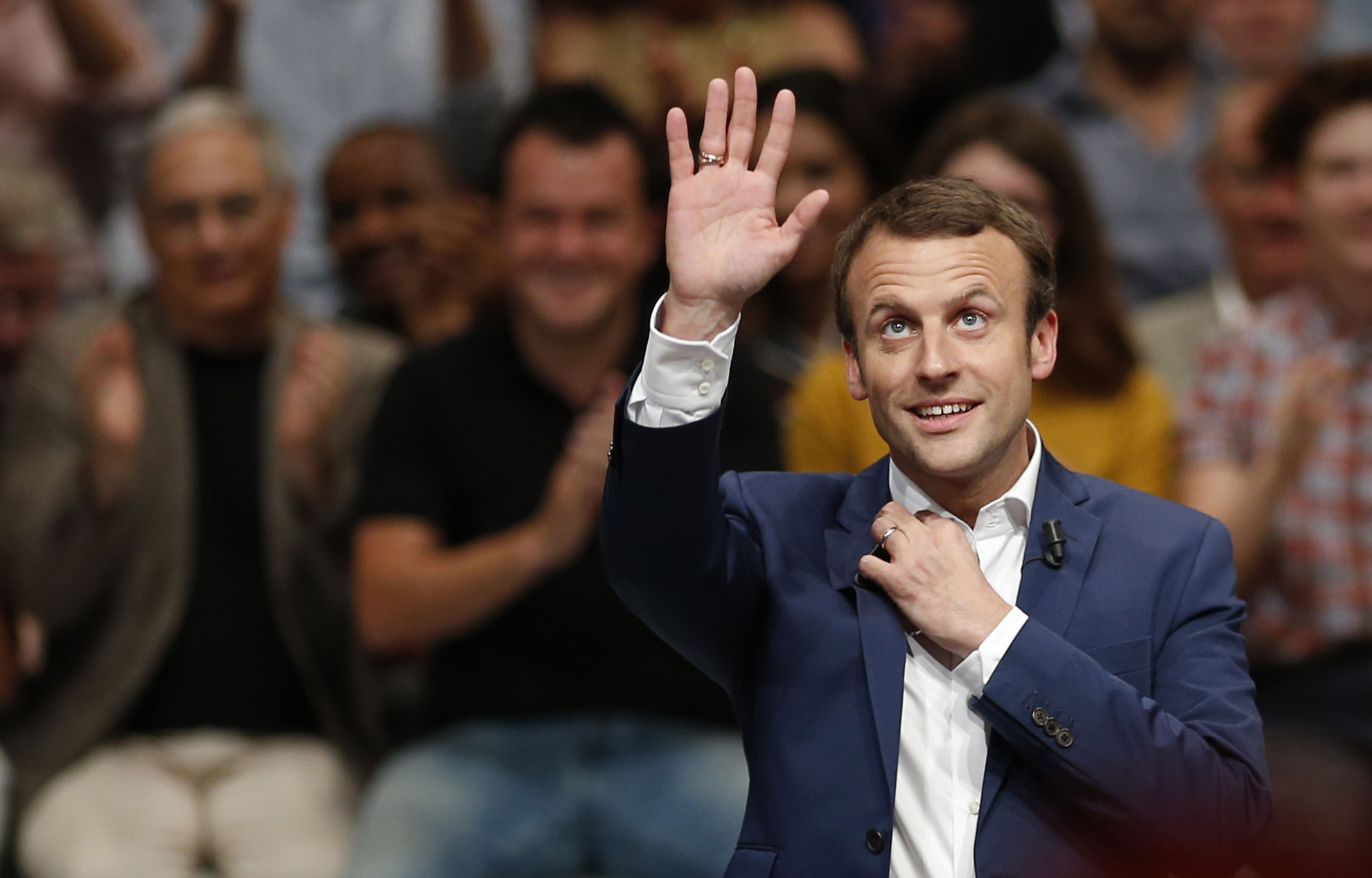 Macron en tête des recherches sur Google cette semaine