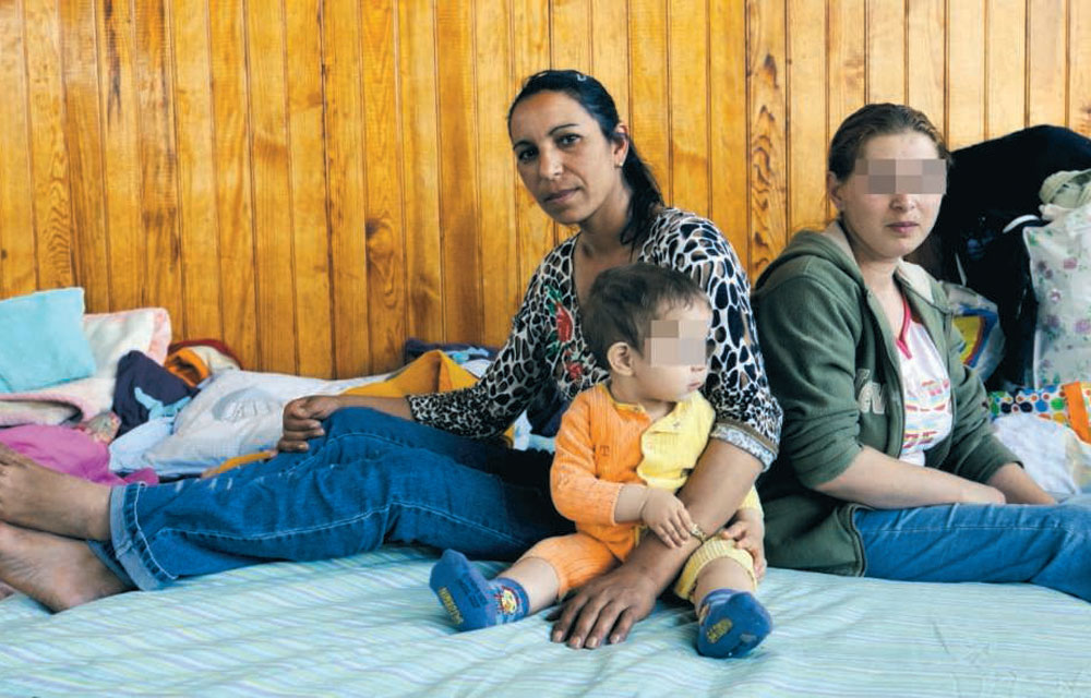 Première manif pour Rodika