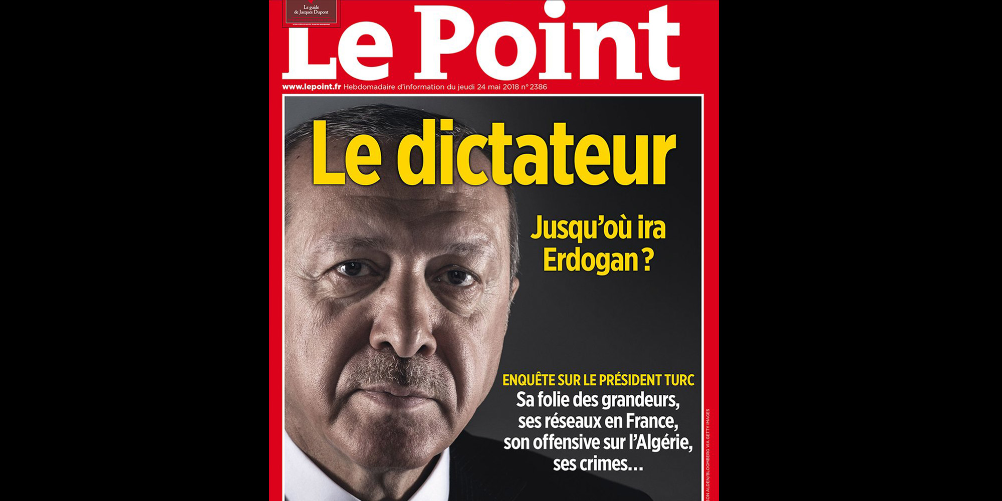 Erdogan "le dictateur" : bataille autour des affiches du magazine "Le ...