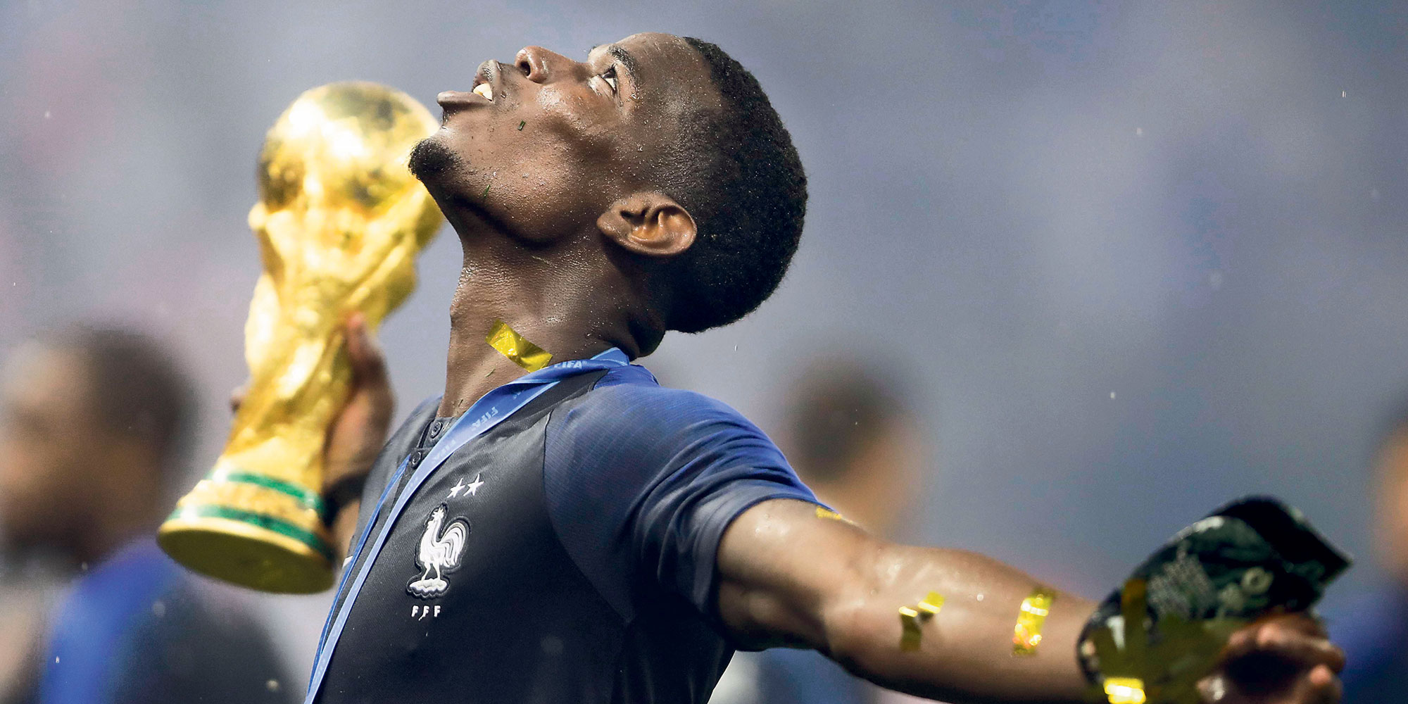 Paul Pogba sur la célébration du titre mondial sur les Champs-Elysées ...